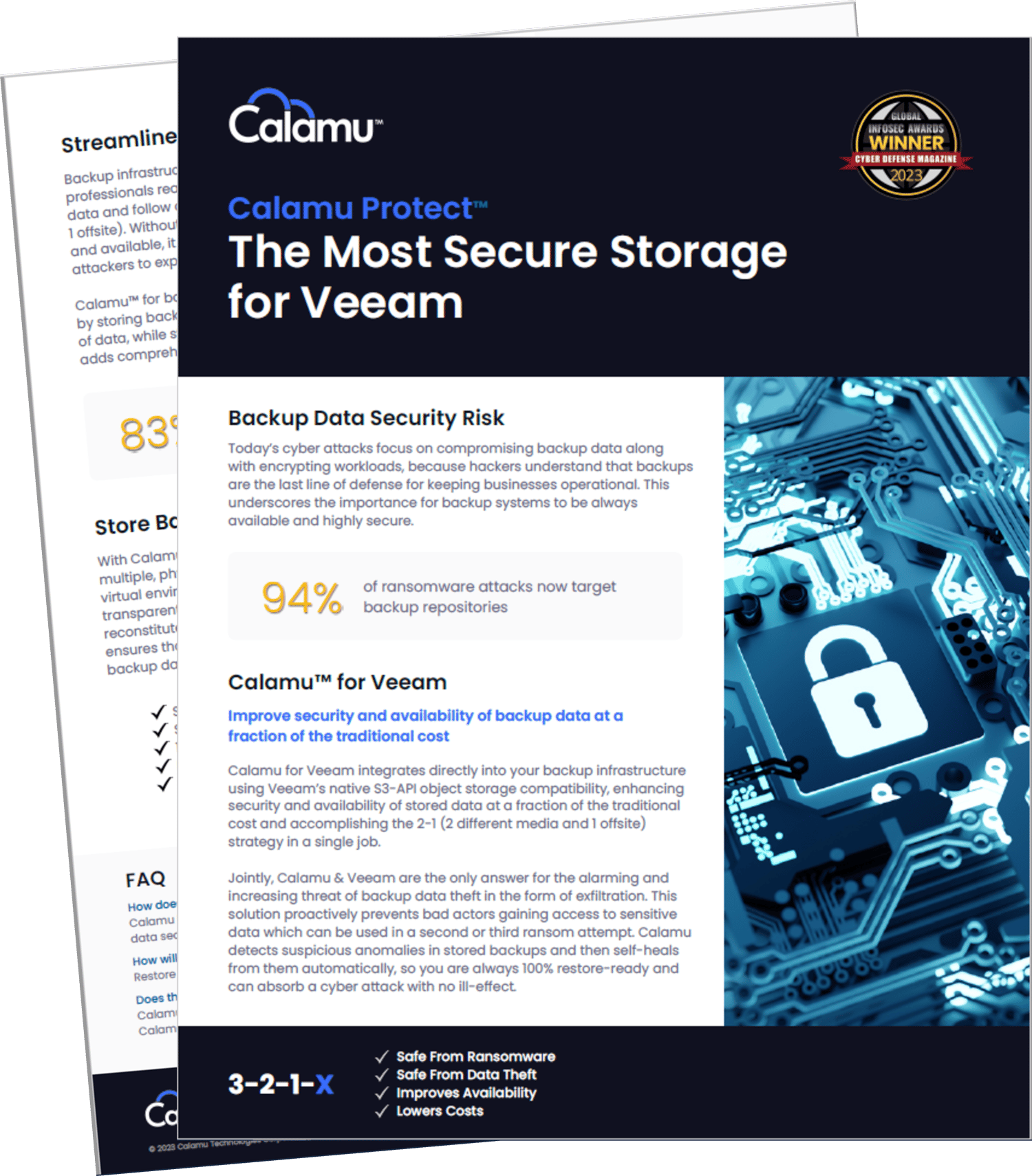 Calamu Protect™ For Veeam